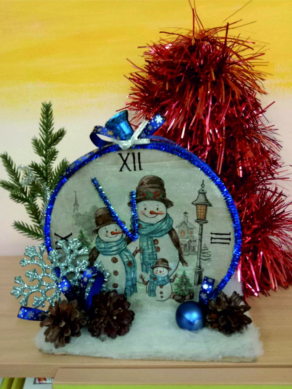 Новогодние часы